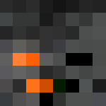 Skin Fire visor skeleton for Minecraft